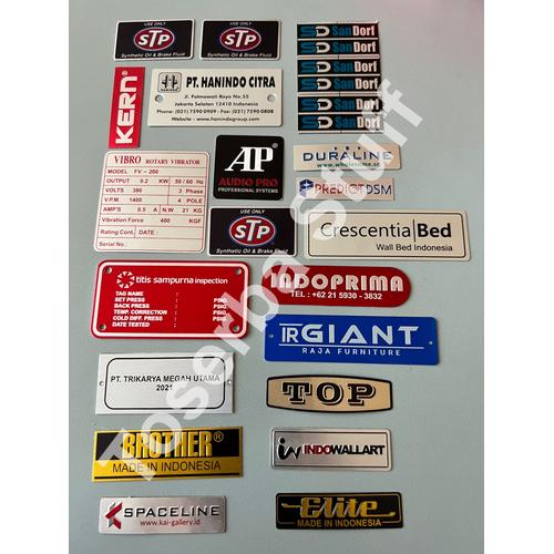 Jual LABEL STIKER BRAND NAMA MEREK MERK SOFA FURNITUR CUSTOM TINGGAL ...