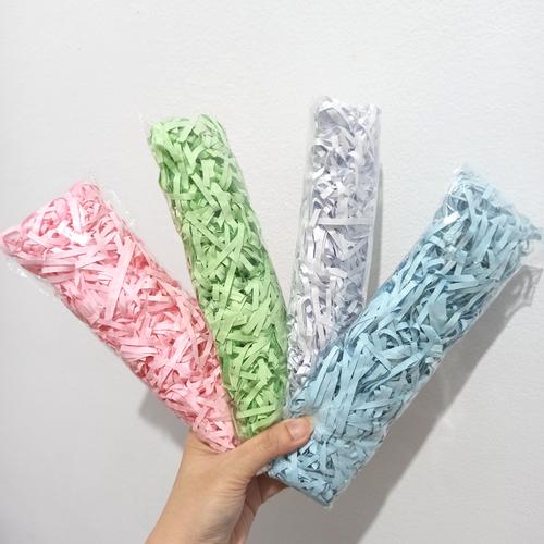 Jual Shredded paper / kertas cacah warna Pastel Cantik - Hijau ...