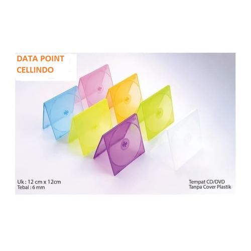 Jual Case Casing CD single / Kotak VCD PP Slim Plastik Warna Warni / CD ...
