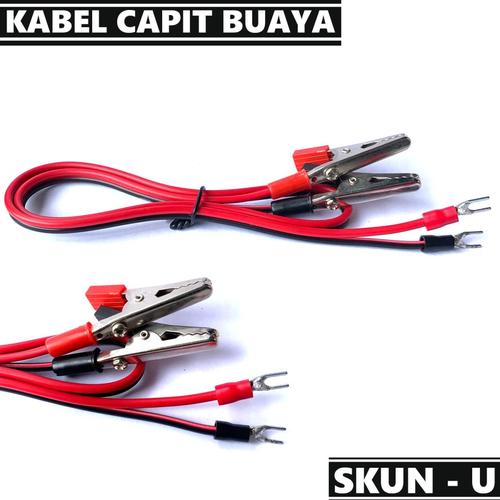 Jual Kabel Power Capit Buaya Sedang Dengan Ujung Skun U - Panjang 50CM ...