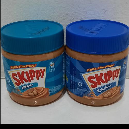 Jual SKIPPY CREAMY PEANUT BUTTER / SKIPPY CHUNKY PEANUT SPREAD 340 GRAM - SKIPPY CHUNKY ...