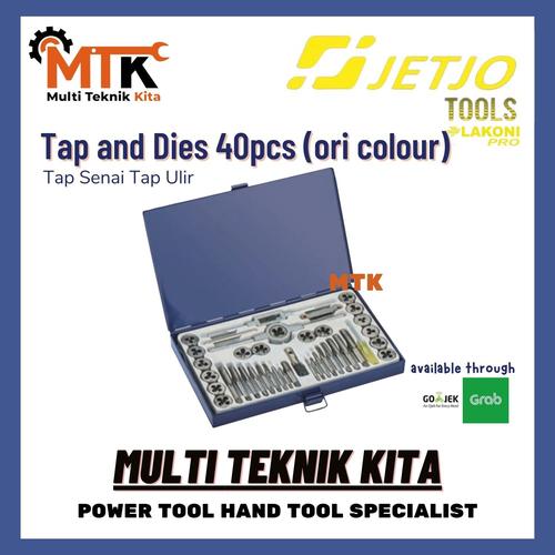 Jual LAKONI PRO TAP AND DIES SET 40PCS Hand Tap Dan Senai set Tap Ulir ...
