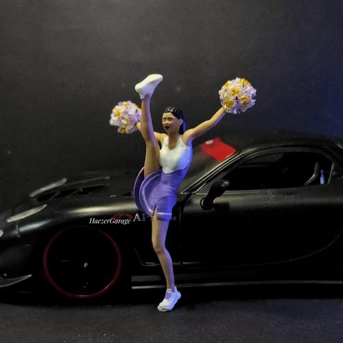Jual Miniature Diorama Diecast Mini Action Figure 1/24 Cheerleader 3 ...