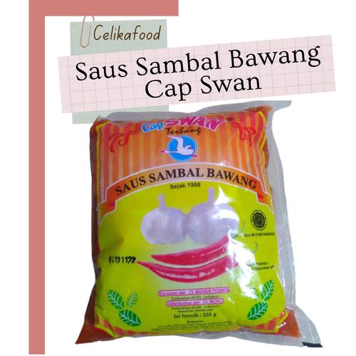 Jual Saus Sambal Bawang Cap Swan 525gr Terbang Saos Sambel Baso Bakso ...