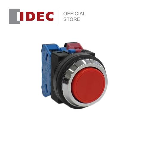 Jual IDEC ABN-1 Push Button Momentary 30mm NO/NC - Merah, 1NO - Kota Tangerang Selatan - IDEC ...