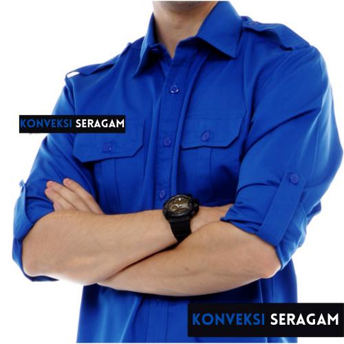 Jual PDL Baju Kemeja Seragam Kerja Pakaian Dinas Lapangan Hjau Army ...