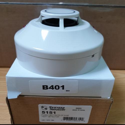 Jual ROR HEAT DETECTOR FIXED 135 F SYSTEM SENSOR 5151 + BASE 401 ...