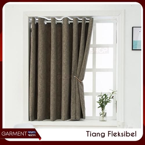 Jual TIAREN - Tiang Gorden Flexible Gantungan Tirai Shower Kamar Mandi - 30-50 cm, No Bubblewrap ...