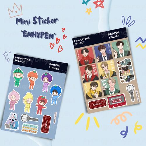 Jual Sticker Sheet ENHYPEN Diary,Journal Decoration by Pyongpyong ...