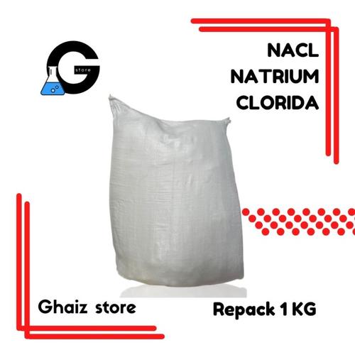 Jual nacl garam halus kering, natrium klorida sodium chloride 1 Kg ...