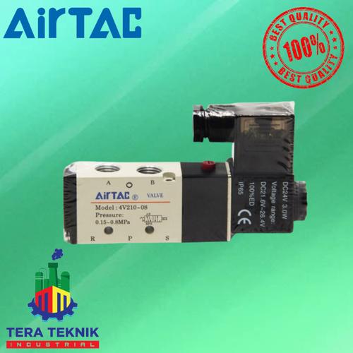 Jual SOLENOID VALVE AIRTAC 4V210-08 VAC 220 (READY STOCK) - Jakarta Utara - TERA TEKNIK ...