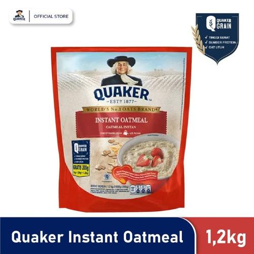 Jual Quaker Instant Oatmeal 1200 gr - kemasan baru - Kota Bogor - Azs ...