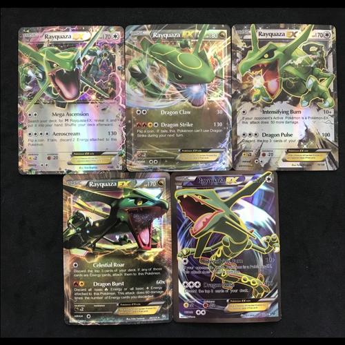 Jual Kartu Pokemon TCG Basic Rayquaza EX Collections (harga/kartu ...