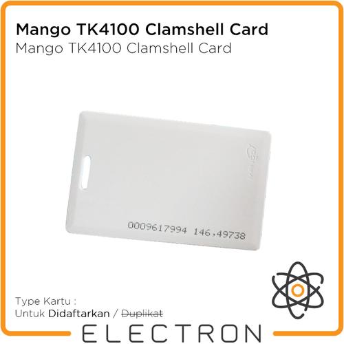 Jual Mango TK4100 Clamshell RFID 125kHz Thick ID Card Proximity Kartu ...