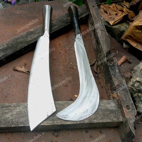 Jual golok parang bendo 2pcs harga satu lebih murah.pisau sabit arit ...