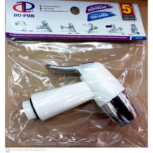 Jual KEPALA JET SHOWER TOILET WARNA PUTIH DUPON BUILDING (100% ORIGINAL ...