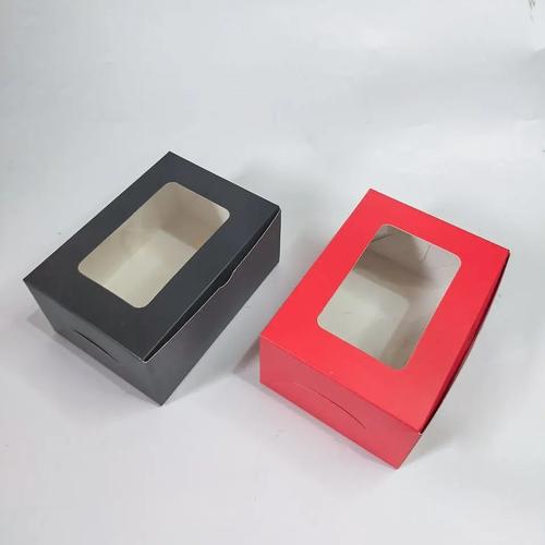 Jual Dus Kue Snack box Kotak Brownies Bolu Cake Ogura JENDELA - Hitam ...