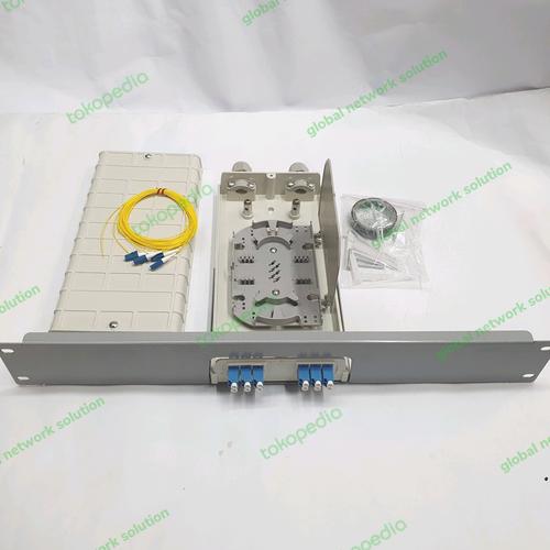 Jual odf 12 core lc fullset / otb mini Lc 12 core lengkap pigtail ...