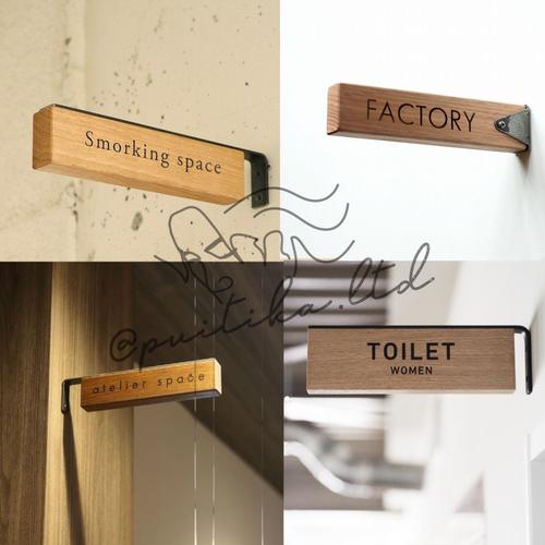 Jual papan nama ruangan - papan nama kelas - papan nama ruang - 8x25 ...