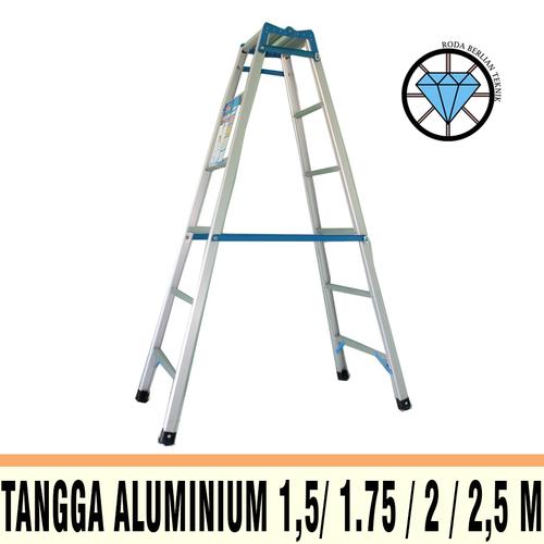 Jual TANGGA ALUMINIUM 1,5 M / 1,7 M / 2 M / 2,5 M TANGGA LIPAT GALAXY ...