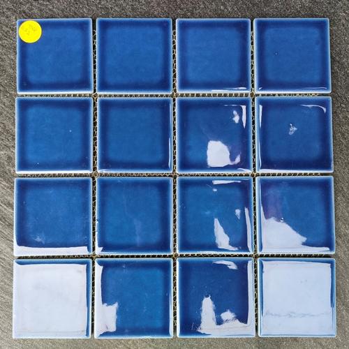 Jual Backsplash Tile Tipe TSQ 432 Biru Tua - Mosaic Kuda Laut Mass ...