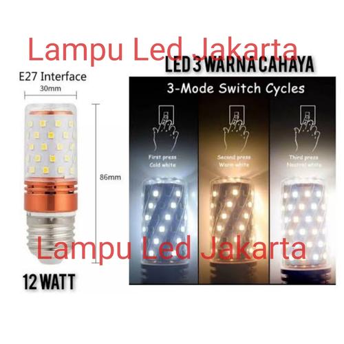 Jual LAMPU LED JAGUNG 3 CAHAYA E27. corn bulb 3 warna cahaya fitting e27 - Jakarta Pusat - Lampu ...