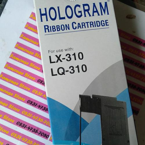 Jual Ribbon catridge Epson LX310 LQ310 pita+rumah LQ310 HOLOGRAM ...