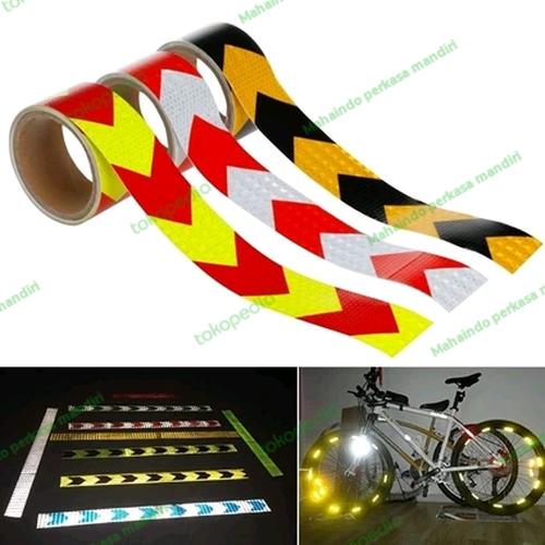 Jual stiker panah/sticker anak panah/Reflektor/Reflective tape Rambu ...