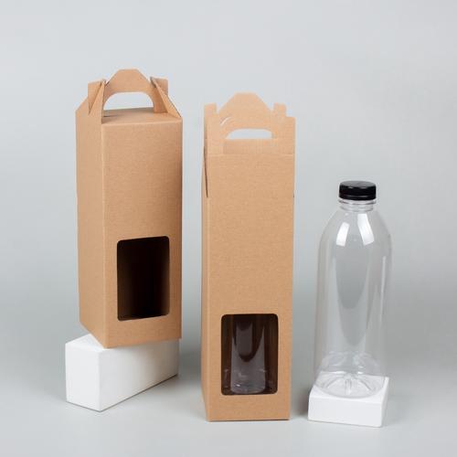 Jual Box botol 1 liter dus botol jinjing kardus tenteng packaging botol ...