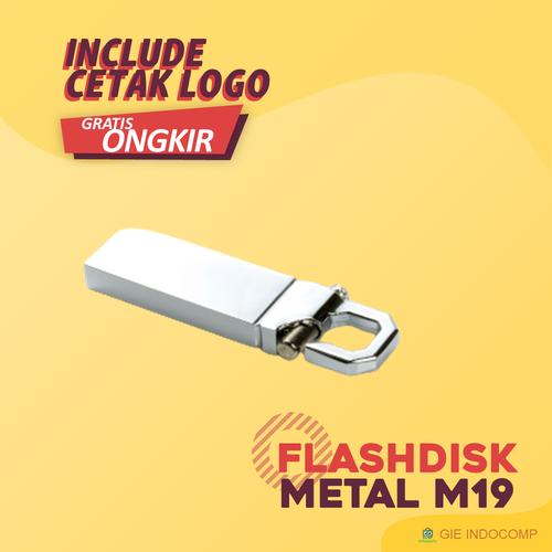 Jual Flashdisk Custom Metal 16GB Garansi Real Capacity Termasuk Logo ...