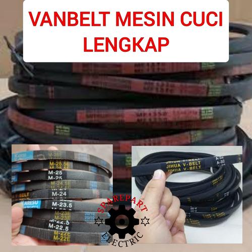 Jual KARET VANBELT / V BELT UNTUK MESIN CUCI LENGKAP SEMUA UKURAN A 28 ...