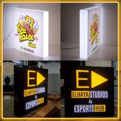 Jual Neon Box Kotak 60x60cm 1 Muka Full Akrilik - Kab. Bantul ...