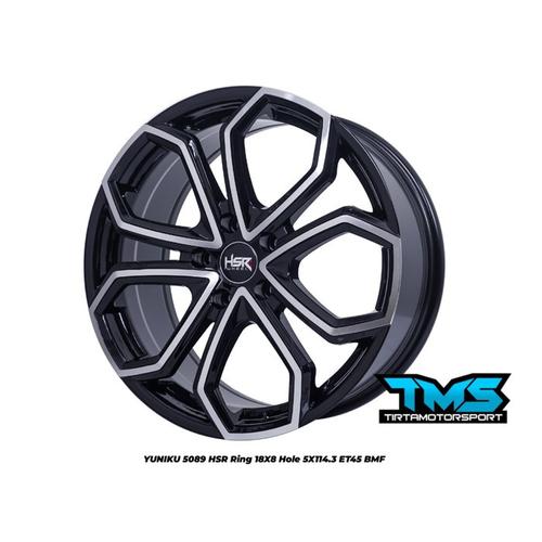 Jual velg mobil wuling, vellfire, rush r18 lubang 5 warna hitam , dll ...