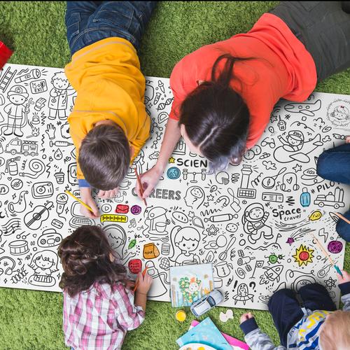 Jual Giant Colouring Sheet Kertas Mewarnai Jumbo Paper 155 x 90cm ...