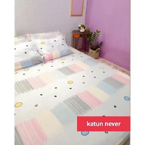Jual SPREI ANTI GESER DOUBLE ELASTIK LOCK MOTiF jeju memory biru ...