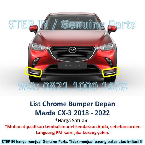 Jual List Chrome Bumper DEPAN Mazda CX3 CX-3 2019 2020 2021 2022 ...