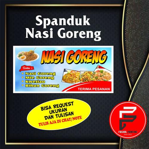 Jual Spanduk Warung Nasi Goreng/banner Nasgor Ukuran 2 x 1 meter - Kab ...