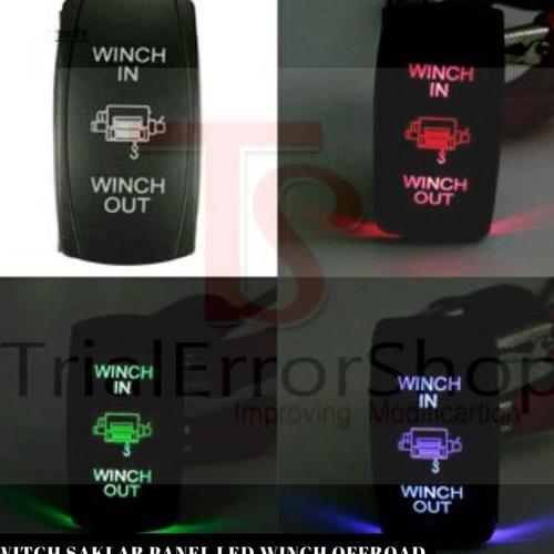 Jual Switch Saklar Panel Led Winch Offroad On Off 7Pin Winch Switch ...