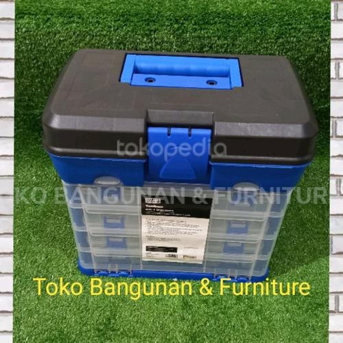Promo TOOL BOX / KOTAK PERKAKAS KOMPARTEMEN /TOOL BOX TAMIYA - Merah ...