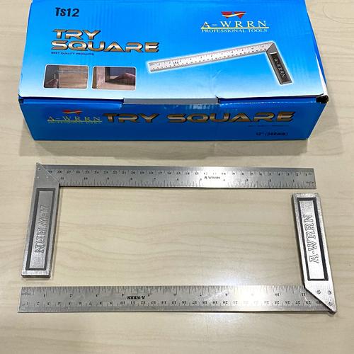 Jual Siku meteran 12inci WARRON BAGUS Siku penggaris rol 12"inci sudut ...
