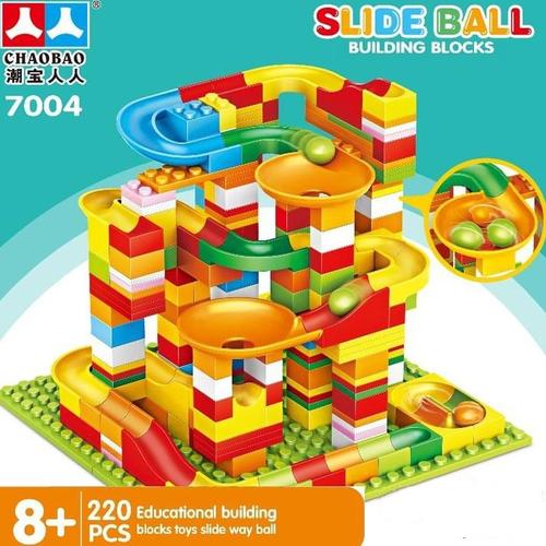 Jual Brick Block Chaobao 7004 Slide Ball Building Blocks 220 pcs ...