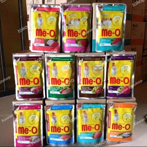 Jual Meo Pouch 1 Dus Isi 12 Sachet Meo Sachet 80gr No Whiskas - beef ...