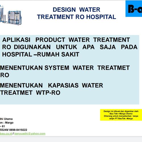 Jual perbaikan wtp RO service RO AAMI ANSI rumah sakit HD Hemodialisis ...