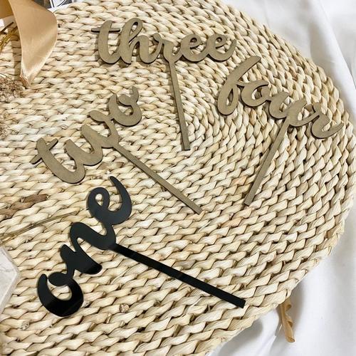 Jual CAKE TOPPER ANGKA UMUR USIA - NUMBERS CAKE TOPPER CAKE DECORATION ...