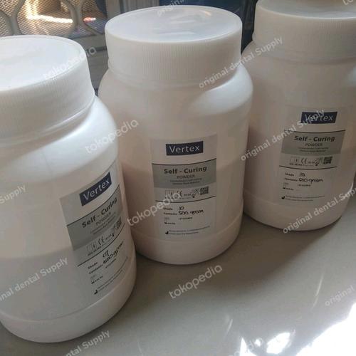 Jual DENTAL POWDER OTOMATIS ACRYLIC VERTEX SELF CURING 250 GRAM ...