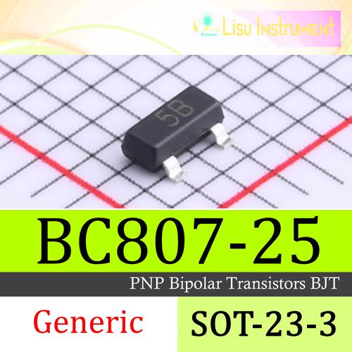 Jual BC807 5B 45 V 500 mA PNP General-Purpose Transistors BC807-25 SOT23 - Generic Biasa - Kota ...