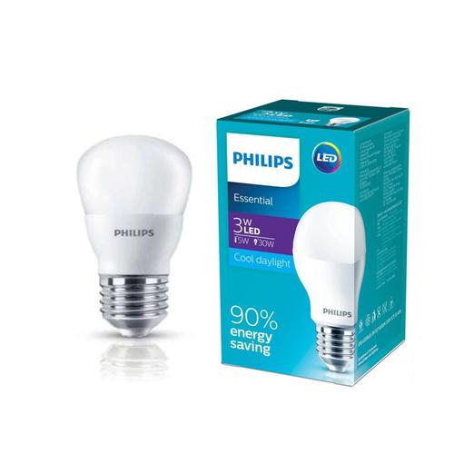 Jual PHILIPS Essential Led Bulb 3W E27 Cool White / Warm White - Kuning ...