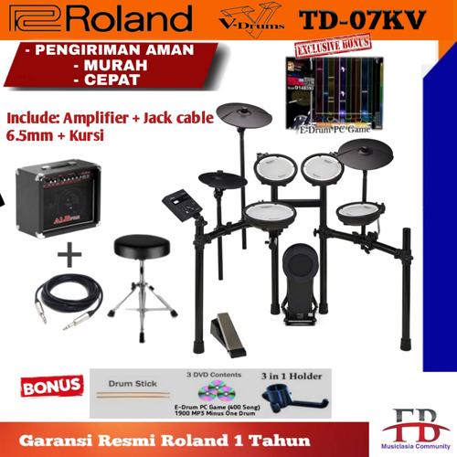 Jual Drum Elektrik Roland TD07KV / TD 07 KV / TD07 KV / TD 07KV ...