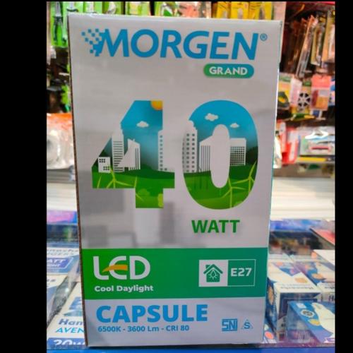 Jual MORGEN Grand Lampu LED Bulb 40W / 40 watt Putih CAPSULE - Jakarta ...