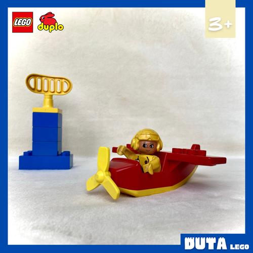 Jual [RARE] LEGO Duplo 2676 Bertie the Little Red Plane / Private Plane ...